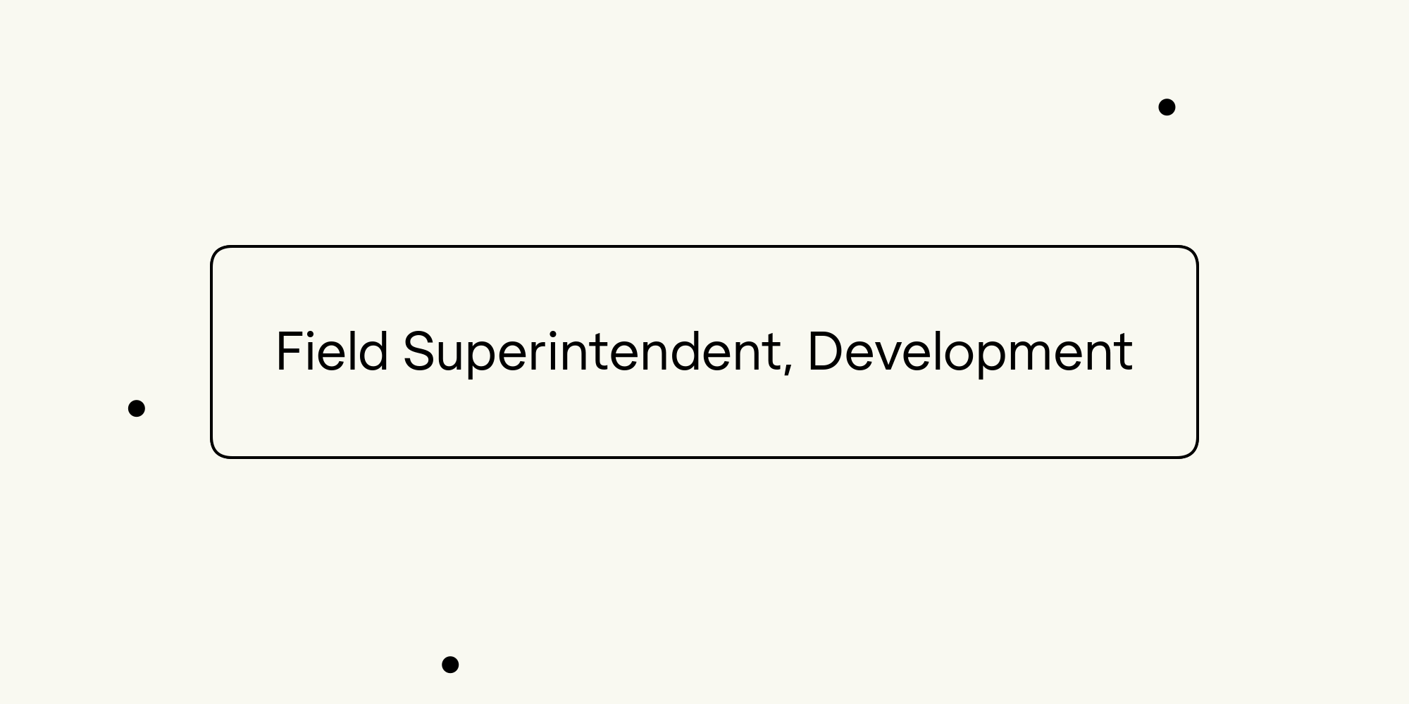 Field Superintendent, Development – Jobs – Samara